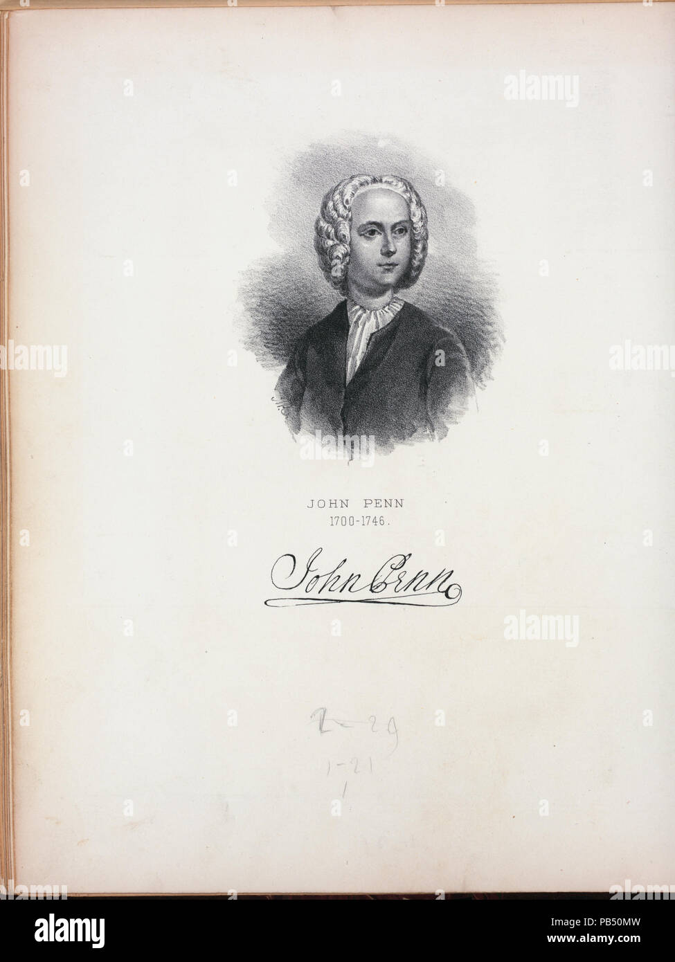 Portrait of john penn hi-res stock photography and images - Alamy