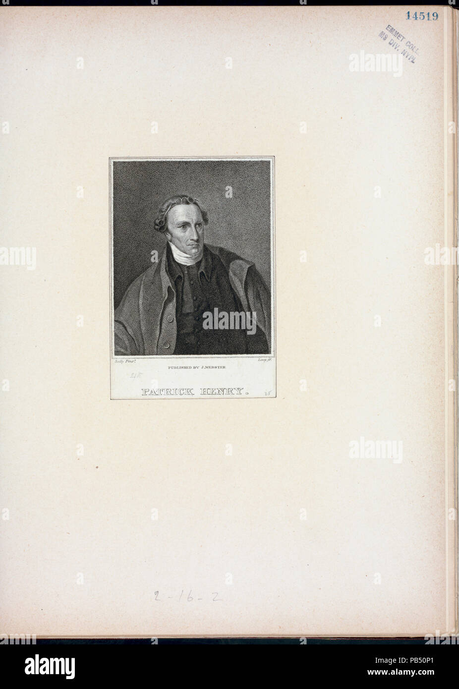 1173 Patrick Henry (NYPL Hades-257716-EM14519 Stock Photo - Alamy