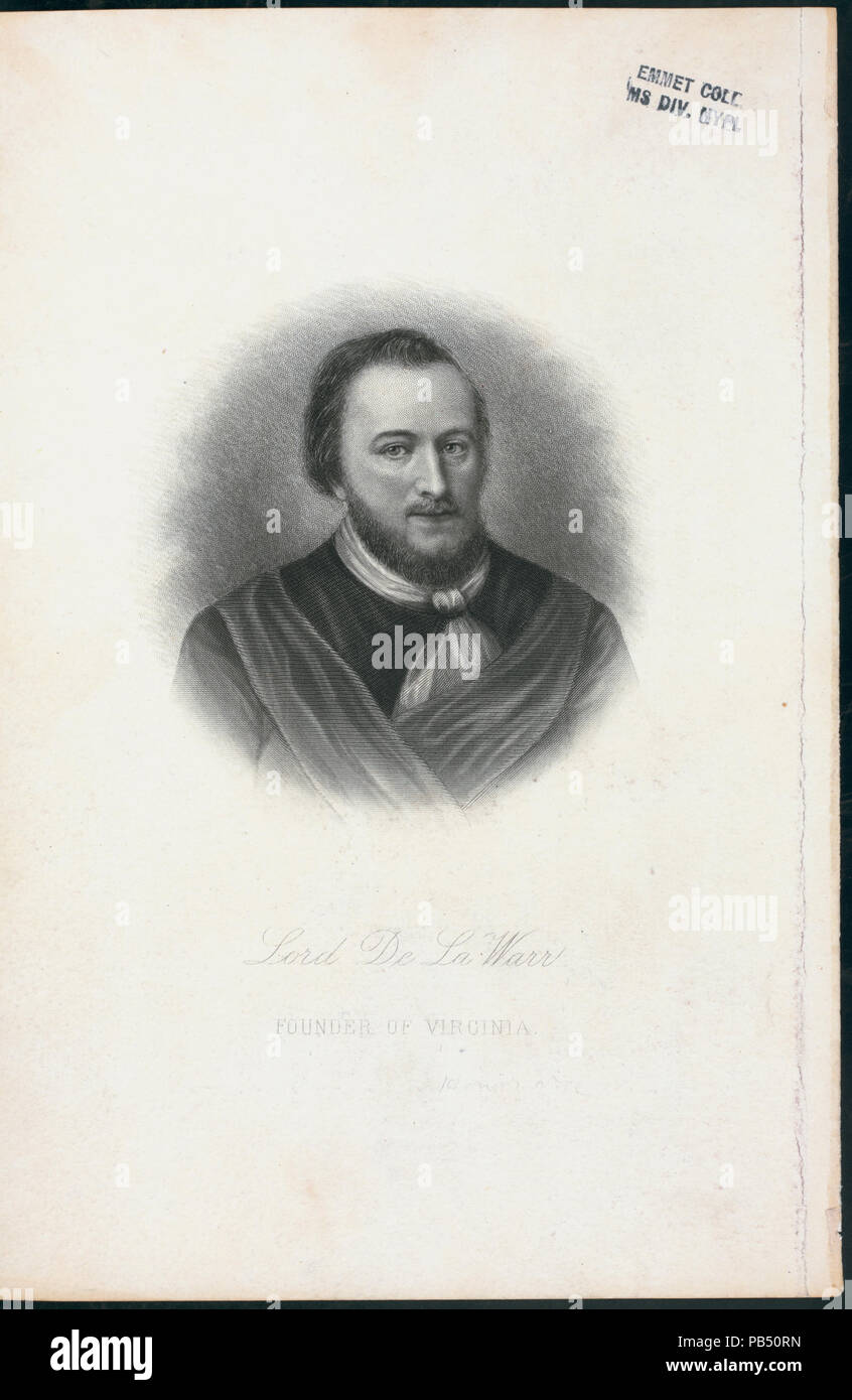936 Lord De La Warr, founder of Virginia (NYPL Hades-256362-EM14607 ...