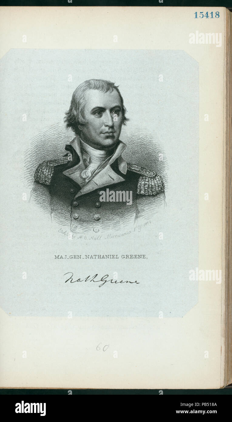 Maj gen nathaniel greene hi-res stock photography and images - Alamy