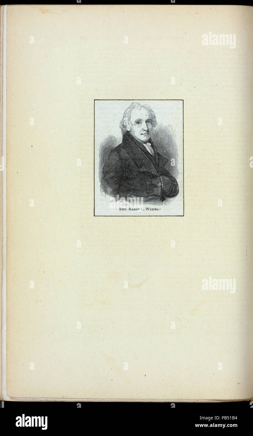 1257 Rev. Mason L. Weems (NYPL Hades-256531-EM14849 Stock Photo - Alamy