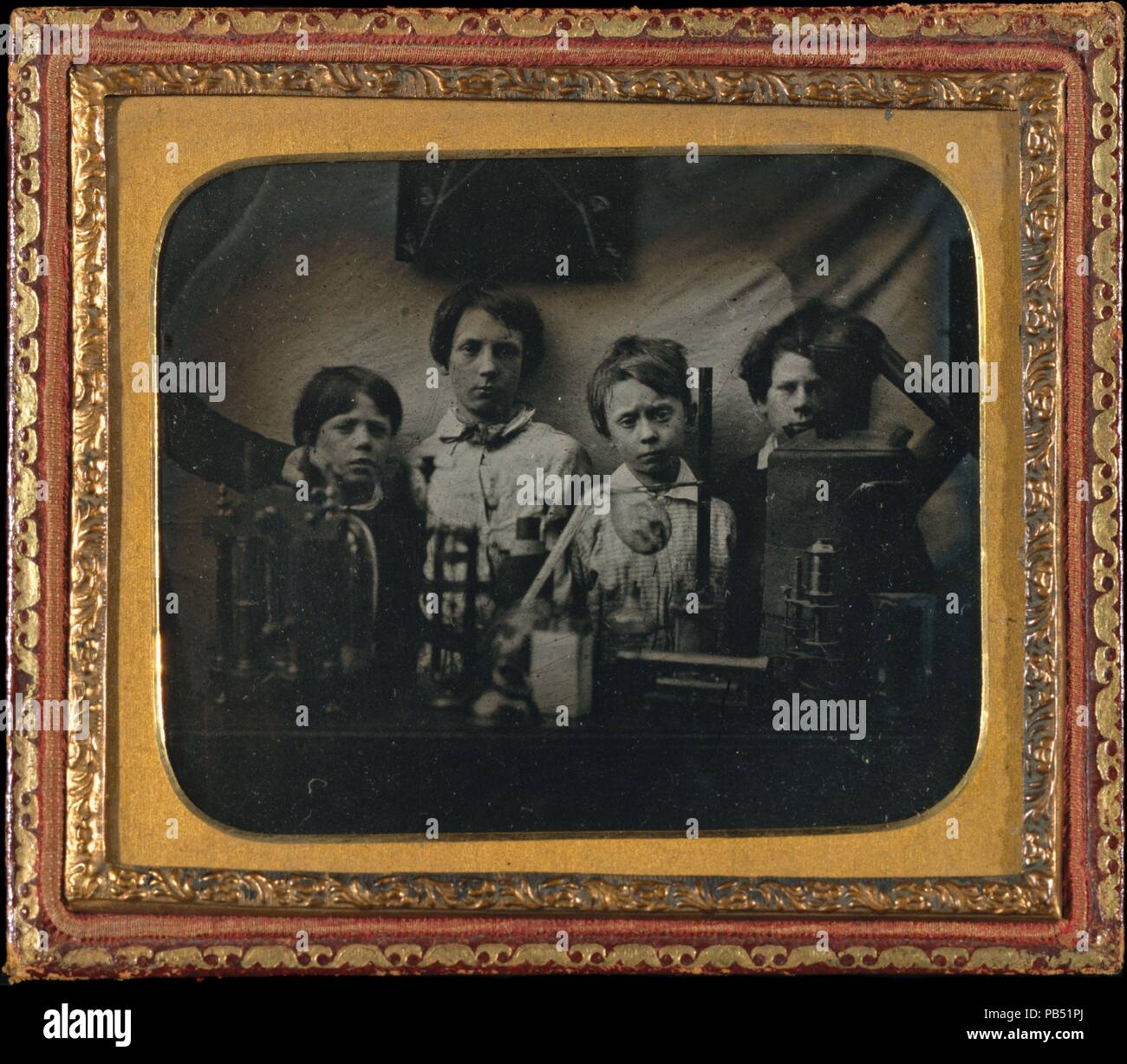 Late 19th century boy and girl hi-res stock photography and images - Alamy