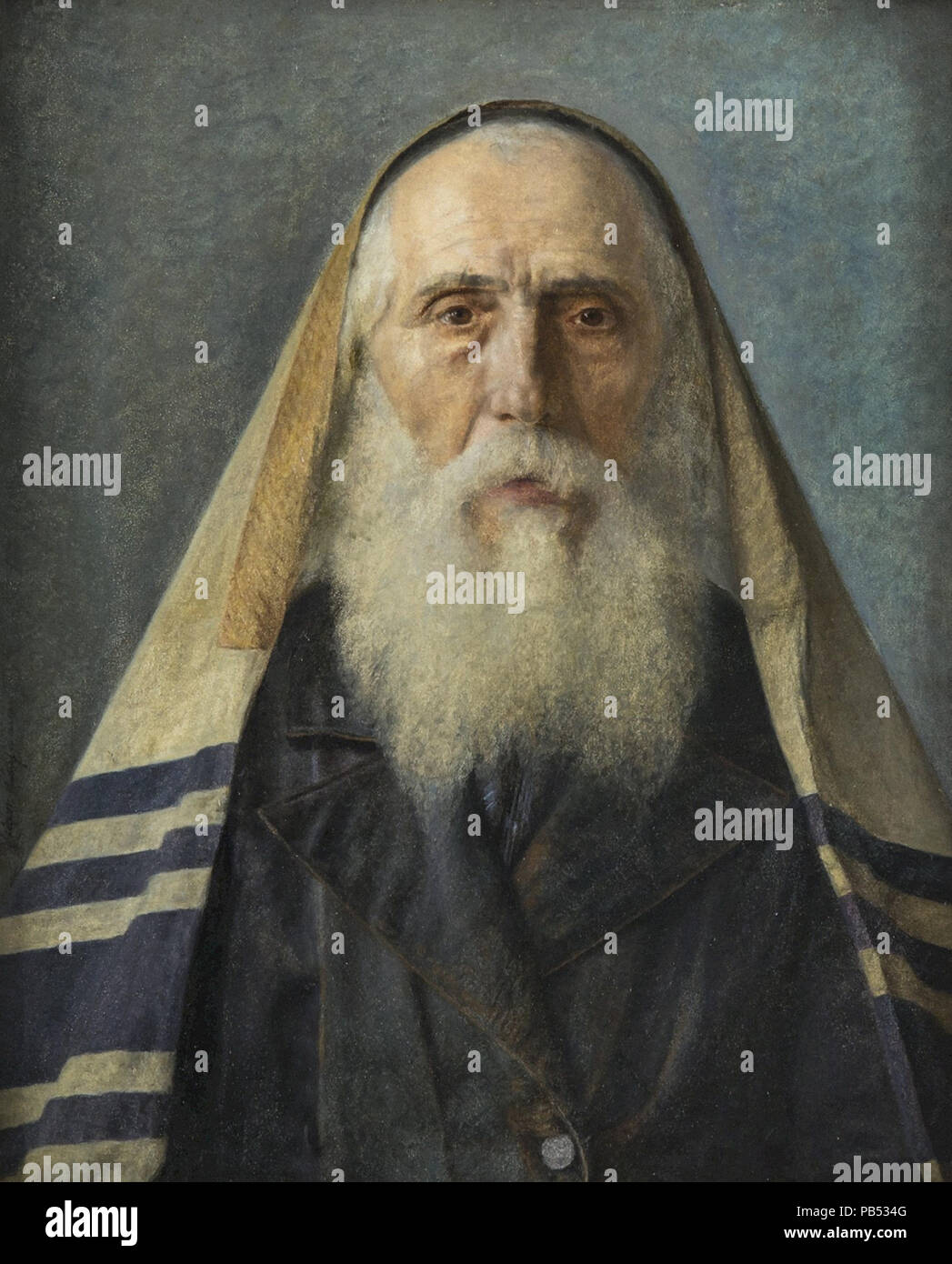 Kaufmann Isidor - Portrait of a Hasidic Jew Stock Photo - Alamy