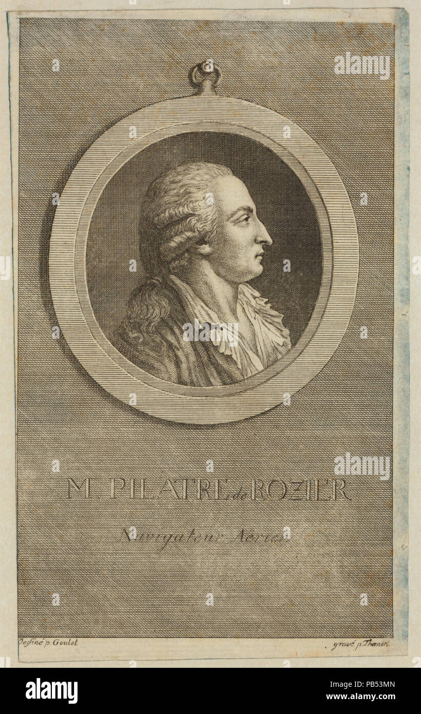 Pilatre de rozier hi-res stock photography and images - Alamy