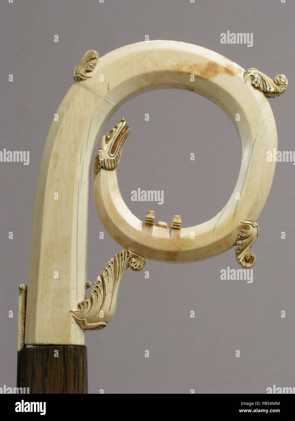 Head of a Crozier. Culture: South Italian. Dimensions: Overall: 6 5/16 ...