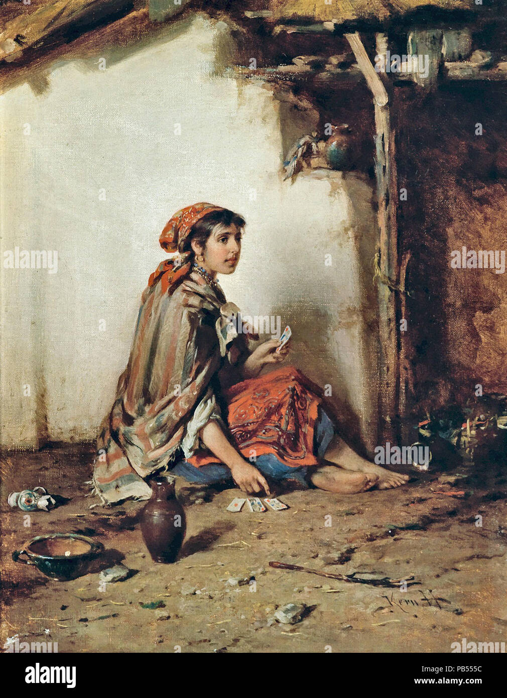 Kern Hermann - the Fortune Teller Stock Photo - Alamy