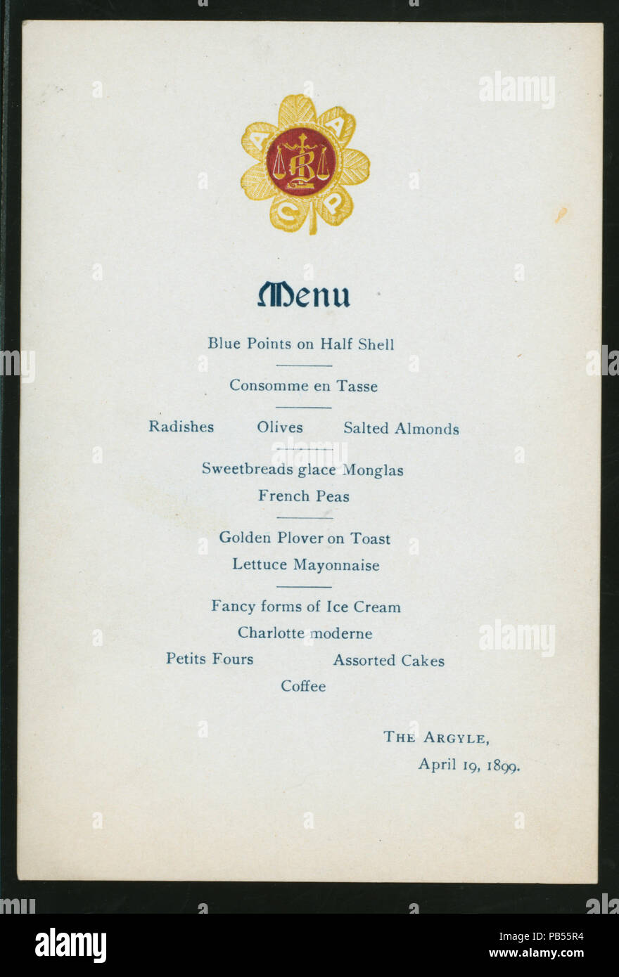 960 LUNCH (held by) AACP (at) "ARGYLE,THE,(BROOKLYN, NY)" (NYPL Hades ...