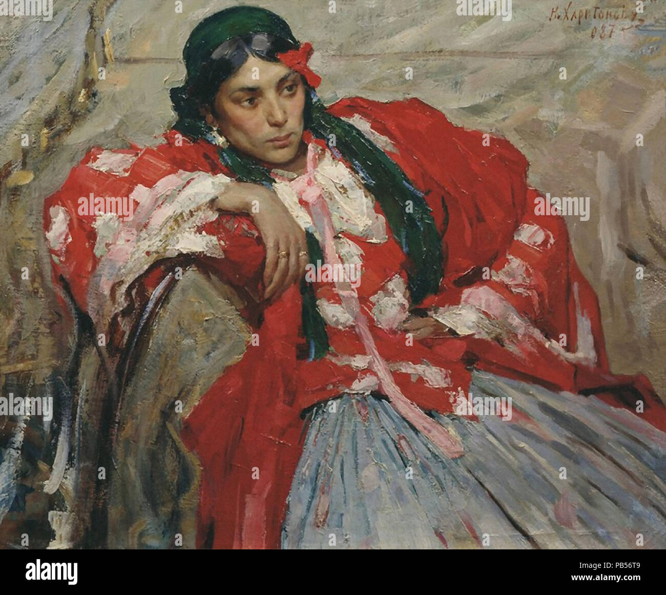 Kharitonov Nikolai Vasilievich - the Gypsy Stock Photo - Alamy