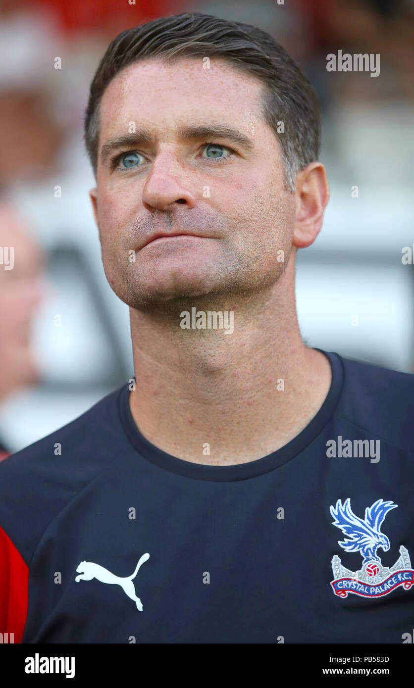 Crystal Palace coach Dave Reddington during a pre season friendly match ...