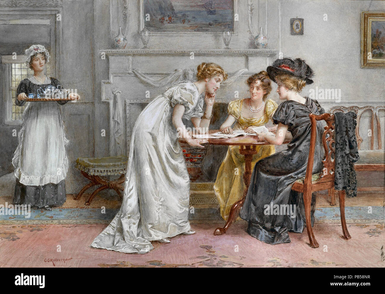 George goodwin kilburne hi-res stock photography and images - Alamy