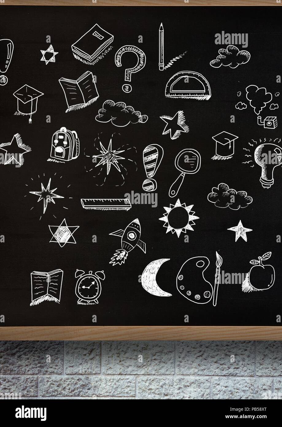 Digital blackboard classroom hi-res stock photography and images - Alamy