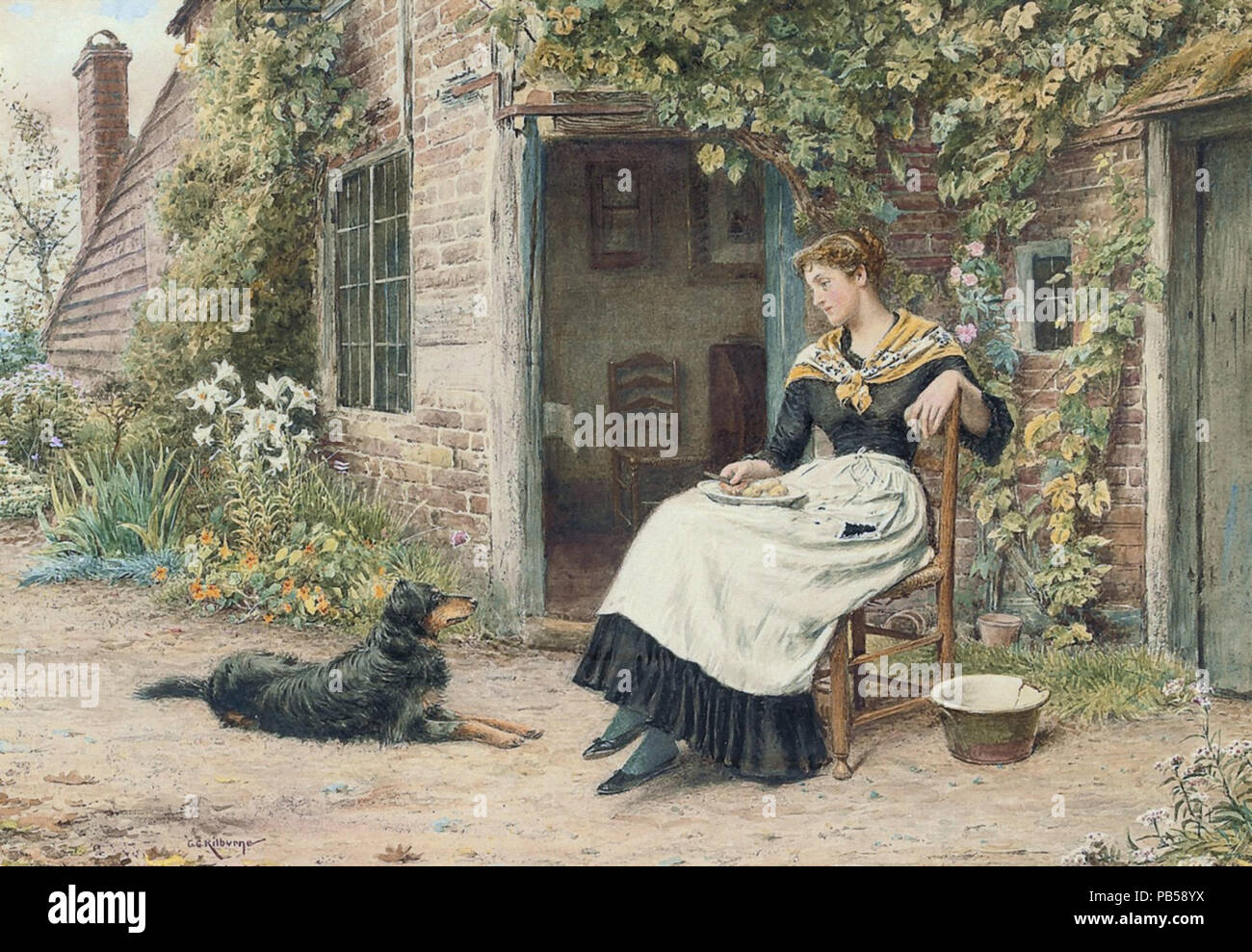 George goodwin kilburne hi-res stock photography and images - Alamy