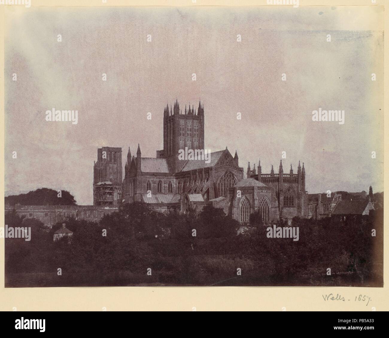 Wells. Artist: Alfred Capel Cure (British, 1826-1896). Dimensions: 20.2 ...