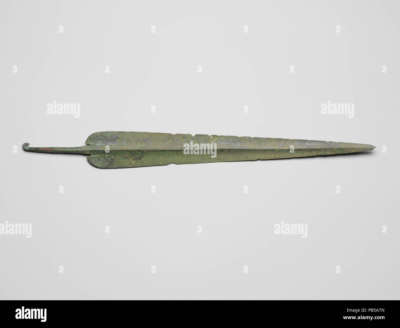 Copper alloy spearhead. Culture: Cypriot. Dimensions: 19 1/4in. (48.9cm ...