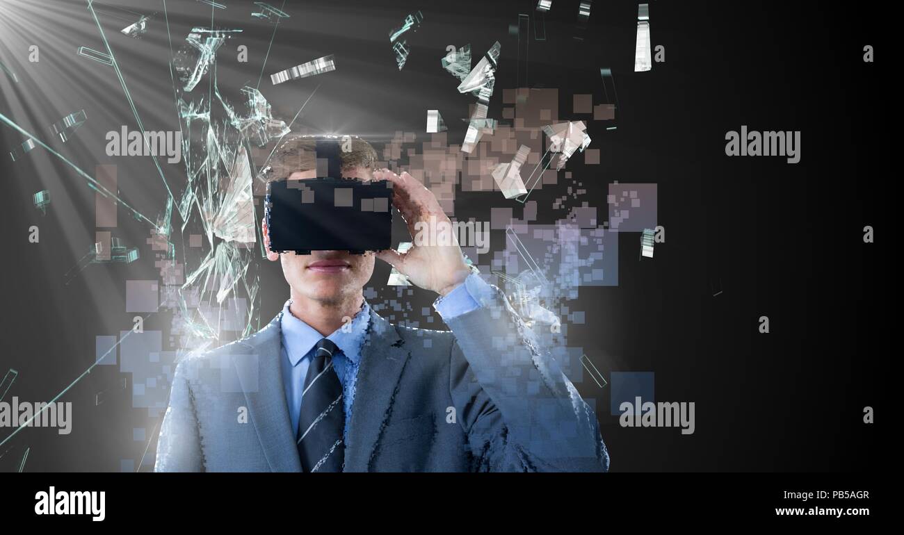 Man smashing computer hi-res stock photography and images - Alamy