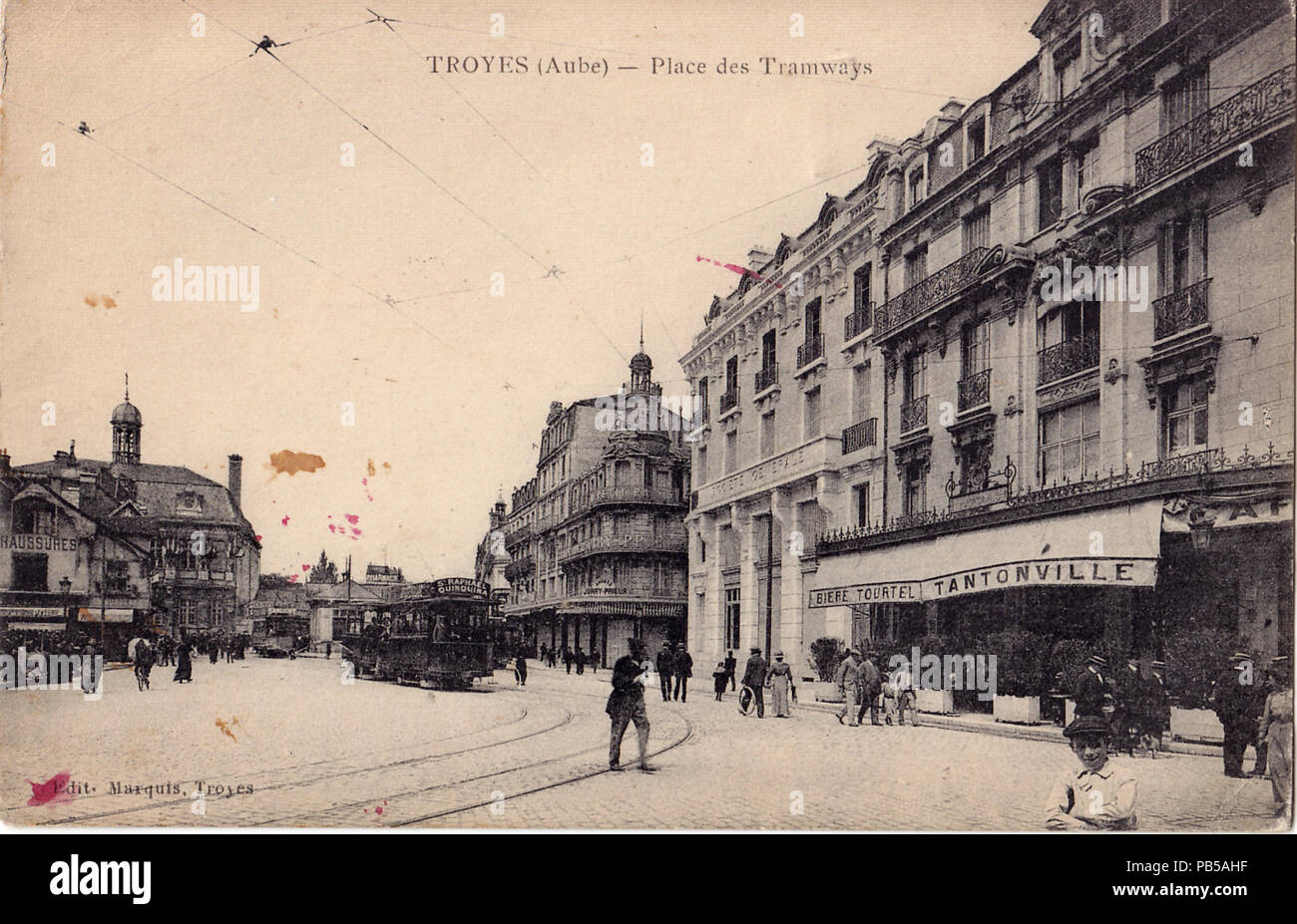 . Français : Carte postale ancienne éditée par Marquis à Troyes ...