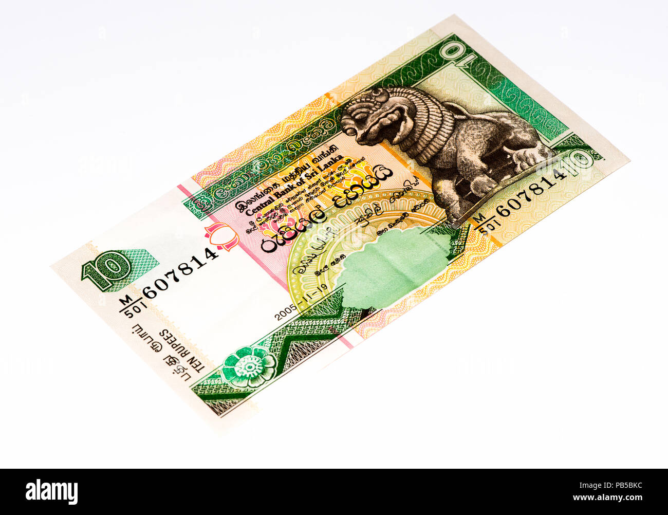 Sri lanka 10 rupee hi-res stock photography and images - Alamy