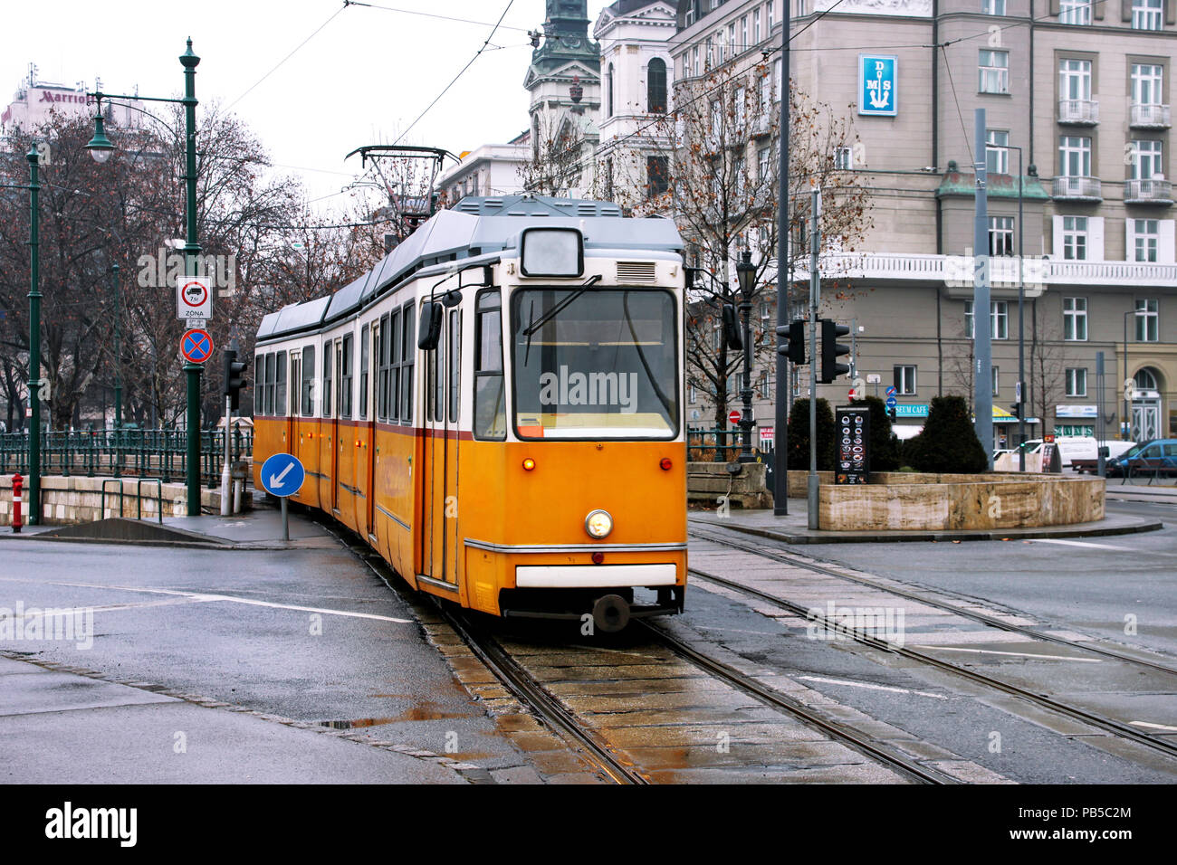 Cable tramway tram hungary europe tourism travel hi-res stock ...