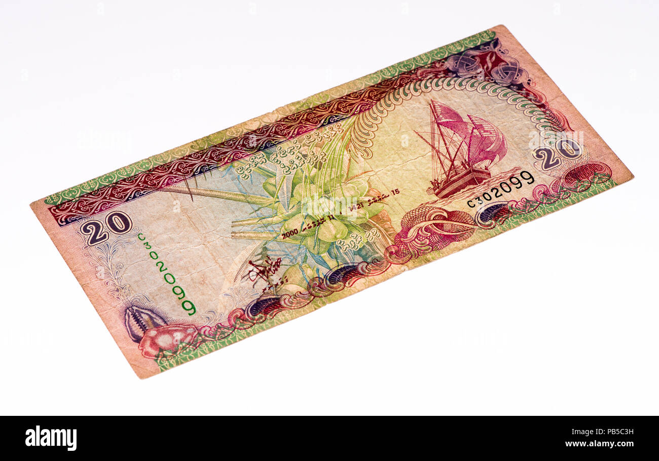 Maldivian rufiyaa banknote hi-res stock photography and images - Alamy