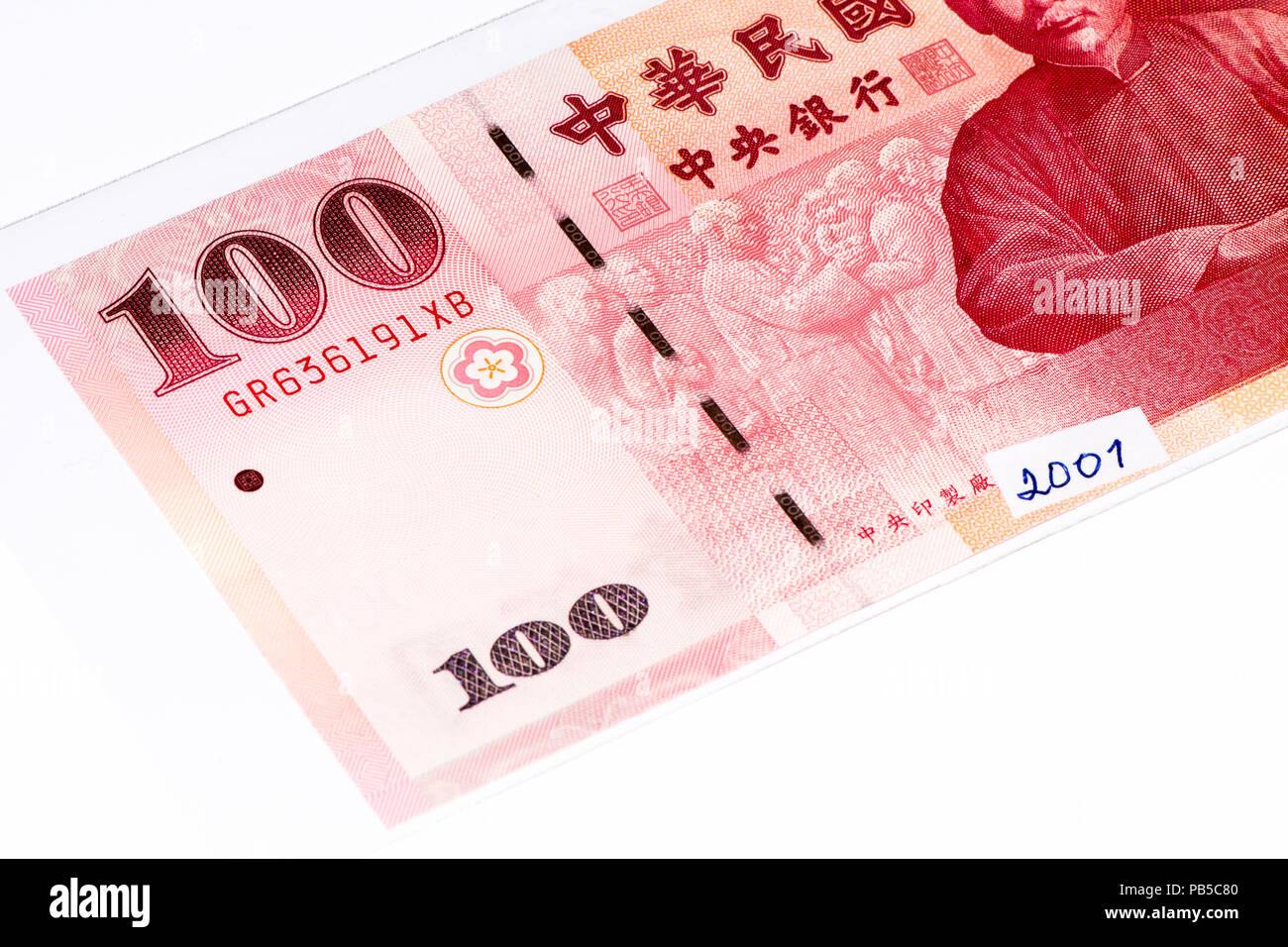 100 Taiwan Dollar Bank Note New Taiwan Dollar Is The National Currency 100 Taiwan Dollar Bank Note New Taiwan Dollar Is The National Currency