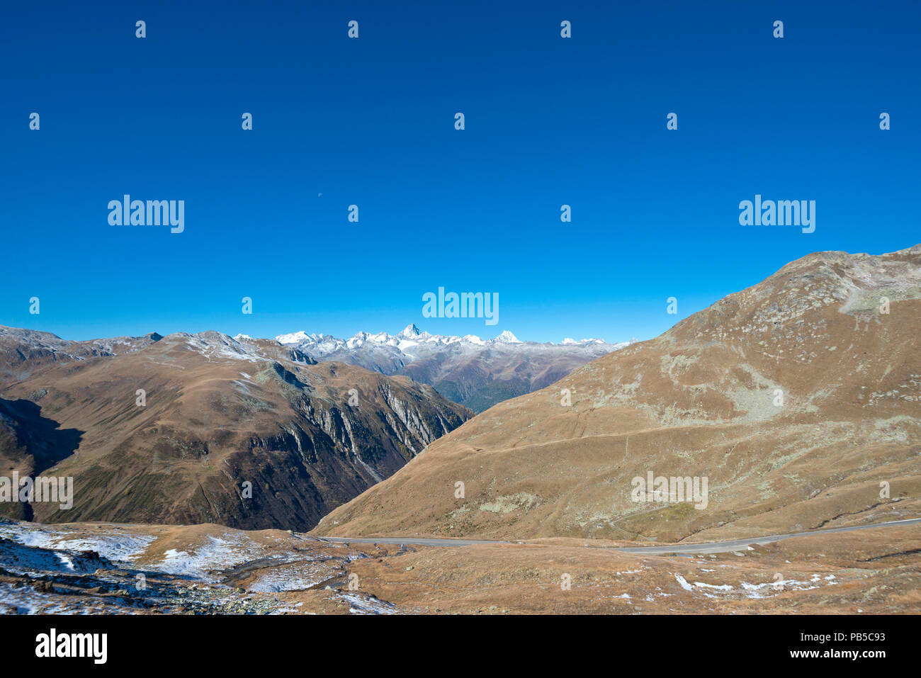 Switzerland, Col du Nufenen, Nufenenpass, Novena *** Local Caption ...