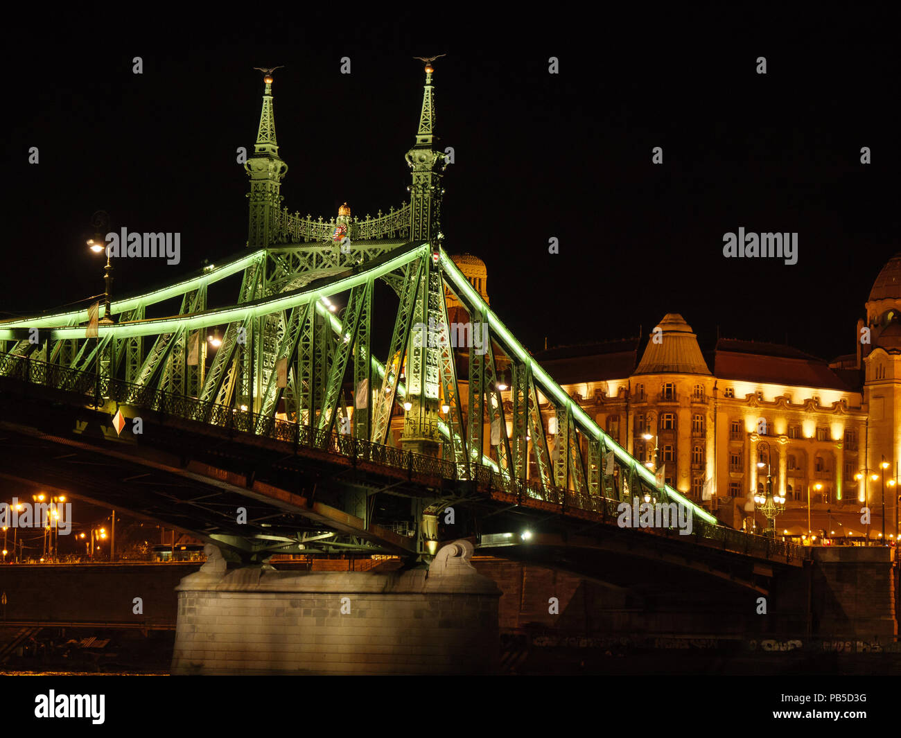 budapest at night Stock Photo - Alamy