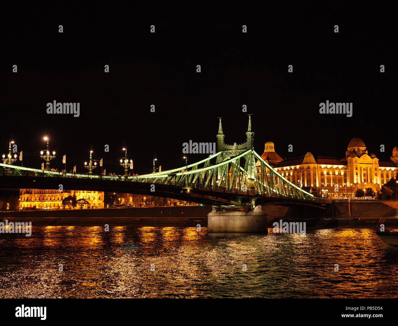 budapest at night Stock Photo - Alamy