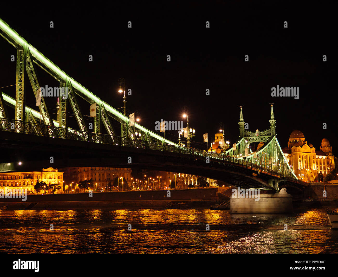 budapest at night Stock Photo - Alamy