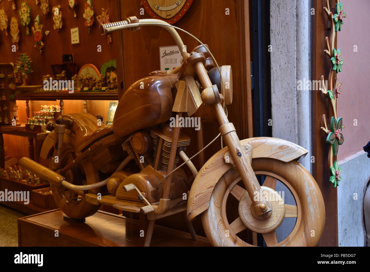 Italy, Rome, Bartoletti, an ancient woodworking shop dating back to ...