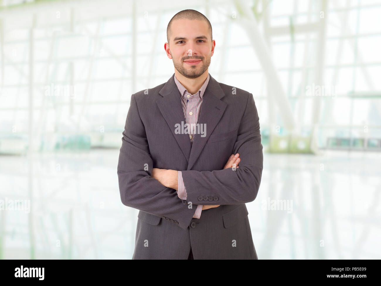 happy business man at the office Stock Photo - Alamy