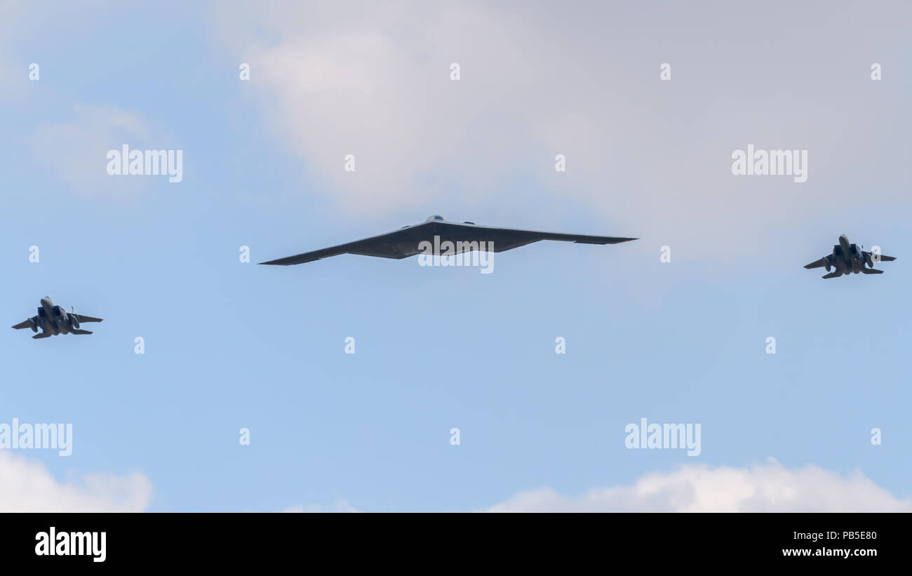 B2 Stealth Bomber at the Royal International Air Tattoo Stock Photo - Alamy
