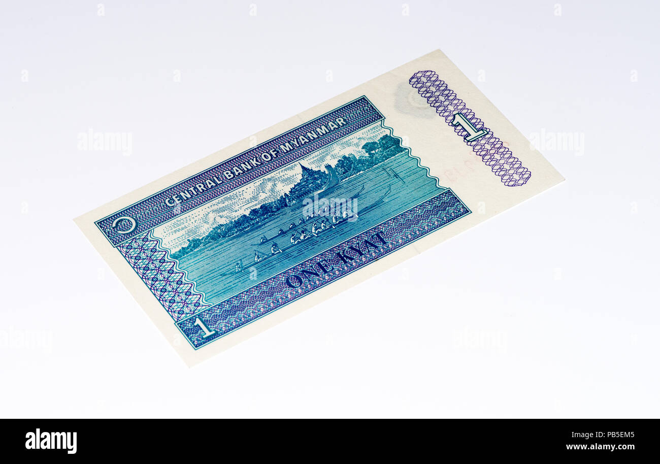 One kyat banknote hi-res stock photography and images - Alamy