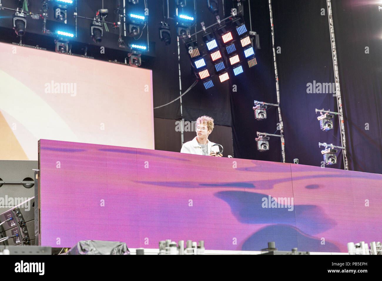 KIEV, UKRAINE - JULY 04, 2018: Felix De Laet, known by his stage name ...