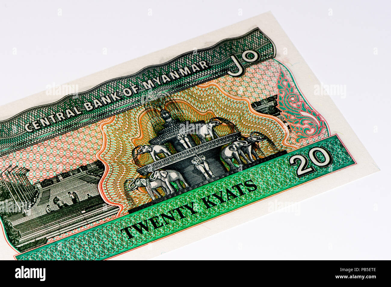 One kyat banknote hi-res stock photography and images - Alamy