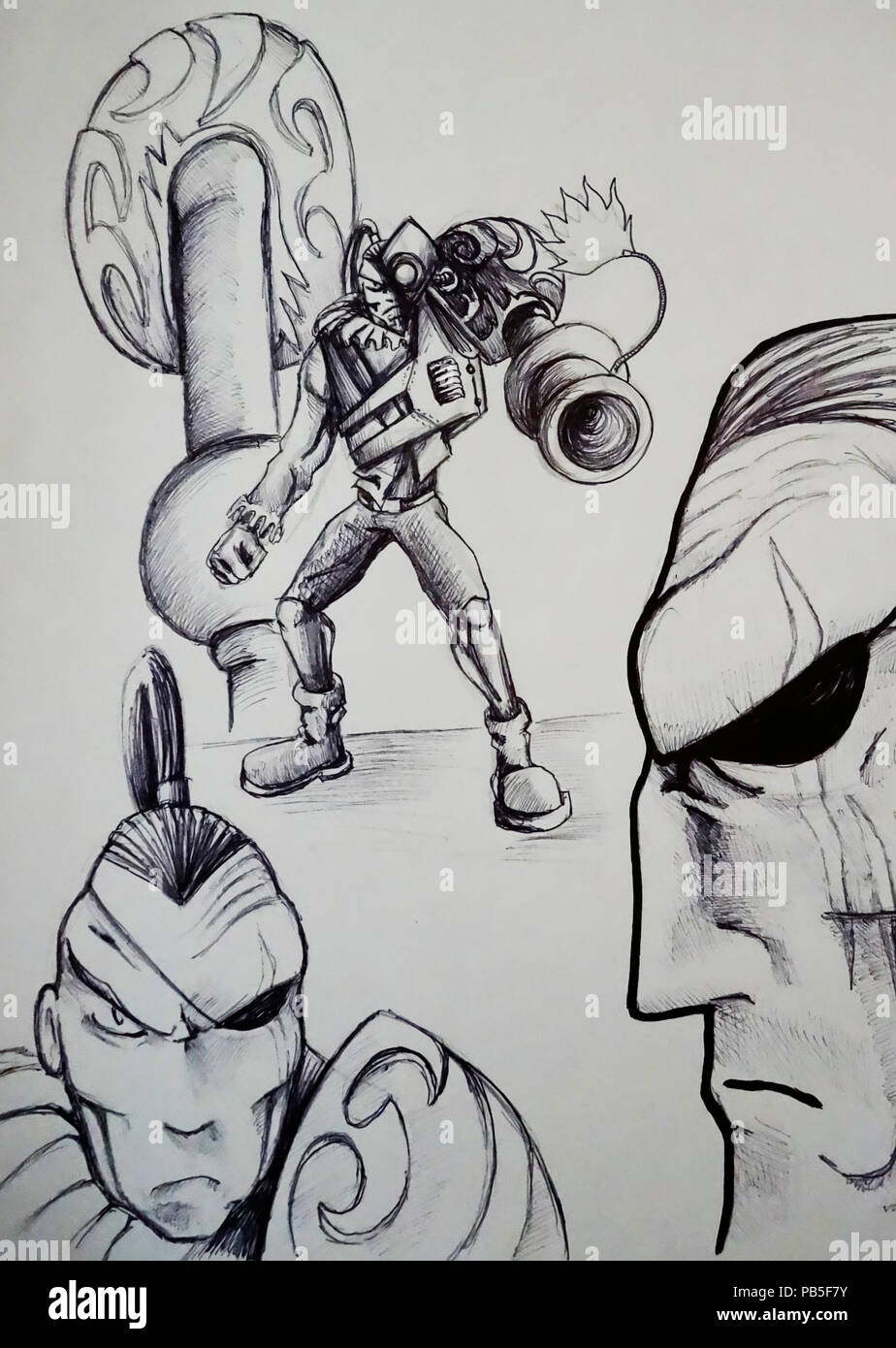 original character illustration Stock Photo - Alamy