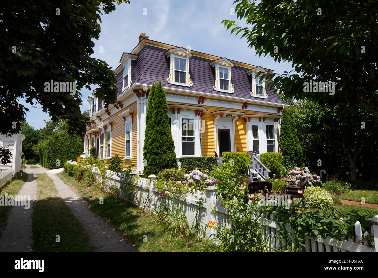 House, Commercial Street, Provincetown, Massachusetts, USA Stock Photo ...