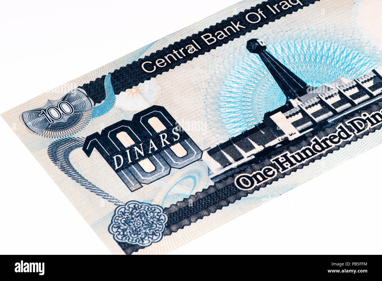 Iraq 100 dinar note hi-res stock photography and images - Alamy