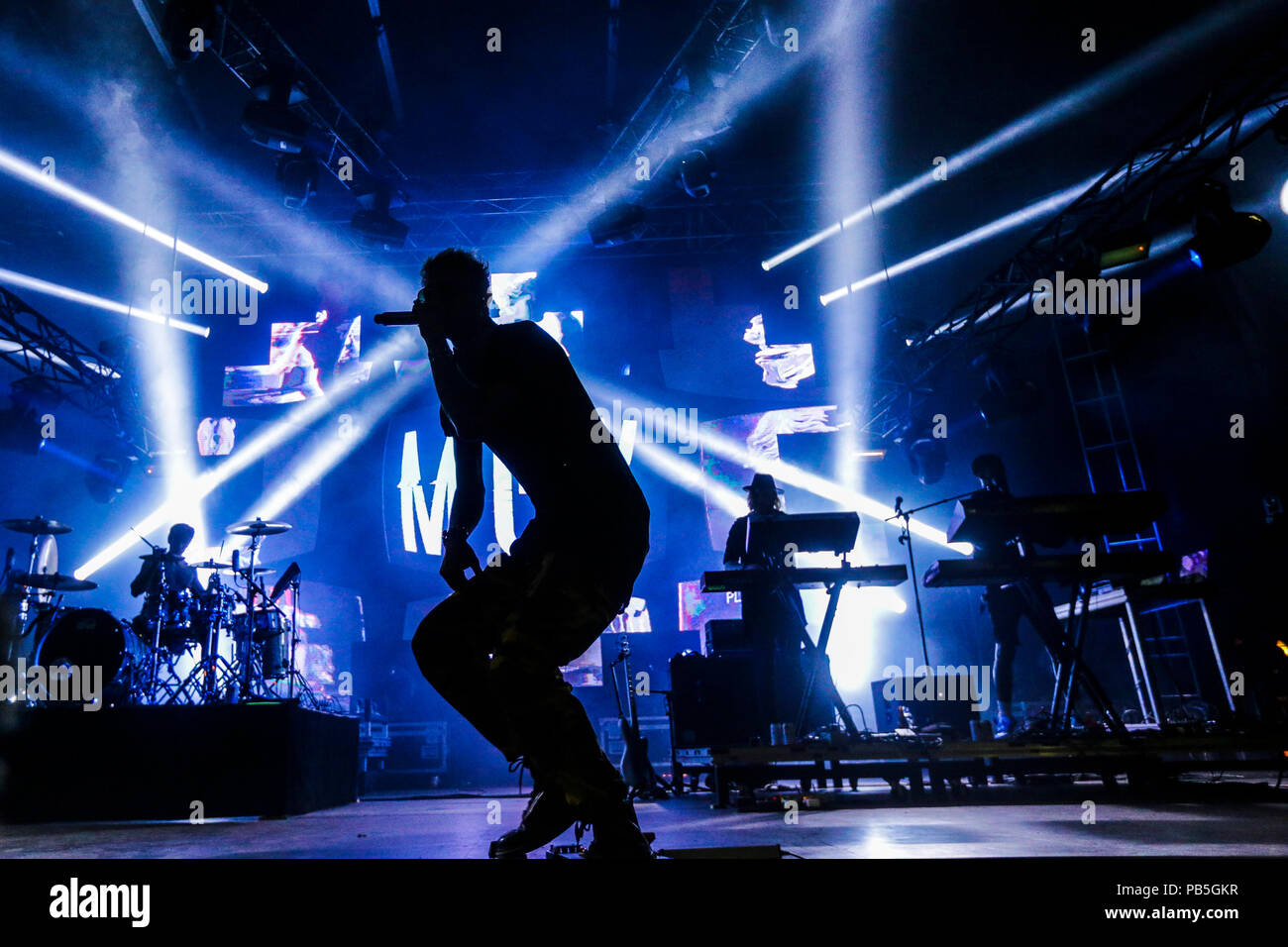 Machine Gun Kelly performs at the Festival d'ete de Quebec (Quebec ...