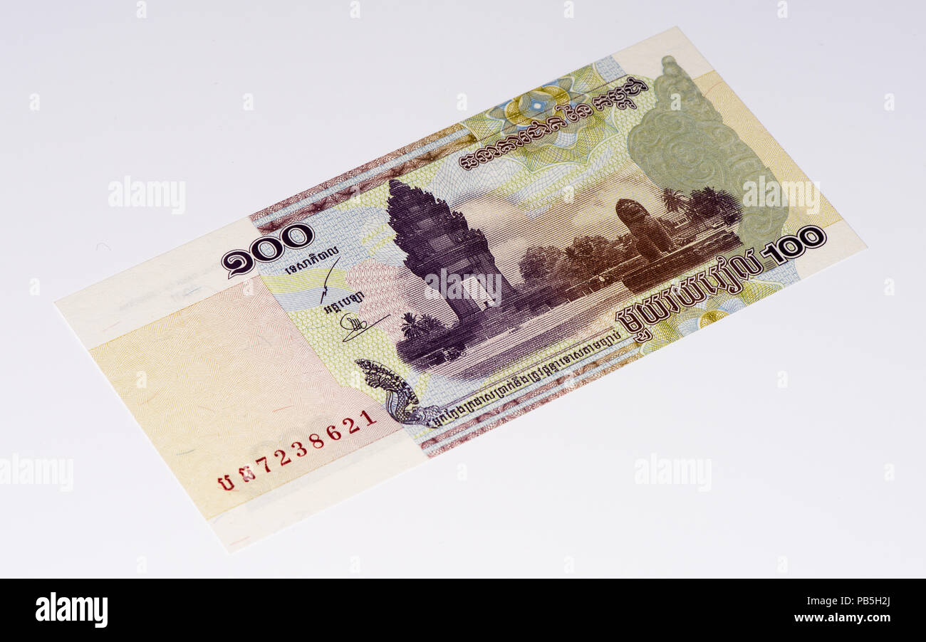 Cambodian money 100 riel currency hi-res stock photography and images ...