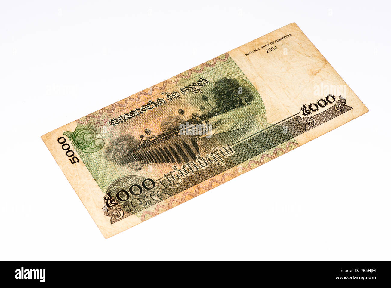 Cambodia banknote 5000 hi-res stock photography and images - Alamy
