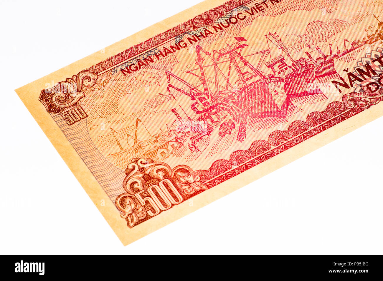 200 dong bank note of Vietnam. Dong is the national currency of Vietnam ...