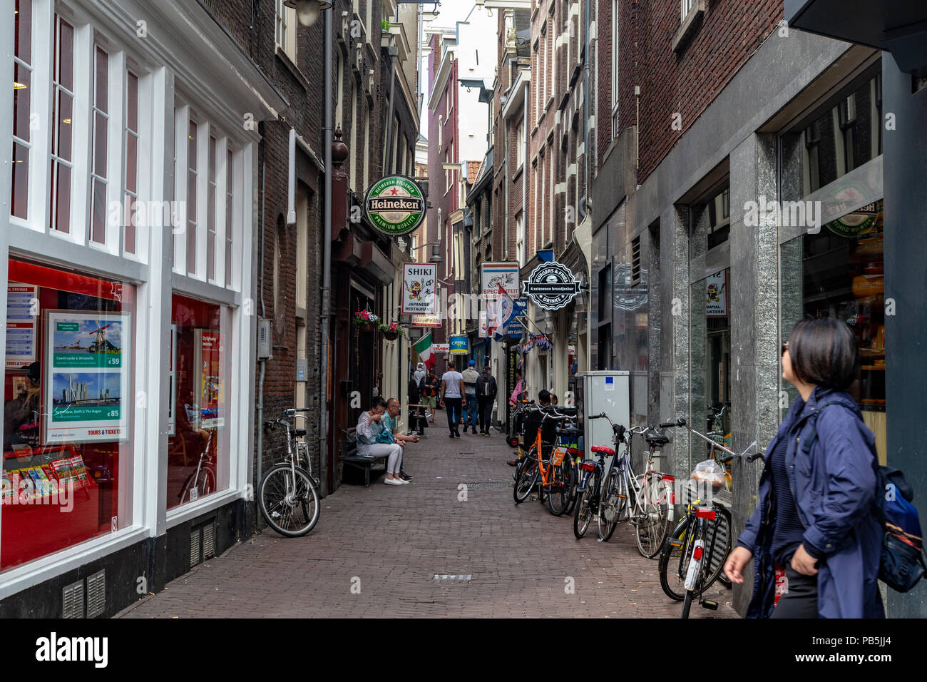 Street view in Amsterdam, Netherlands Stock Photo - Alamy
