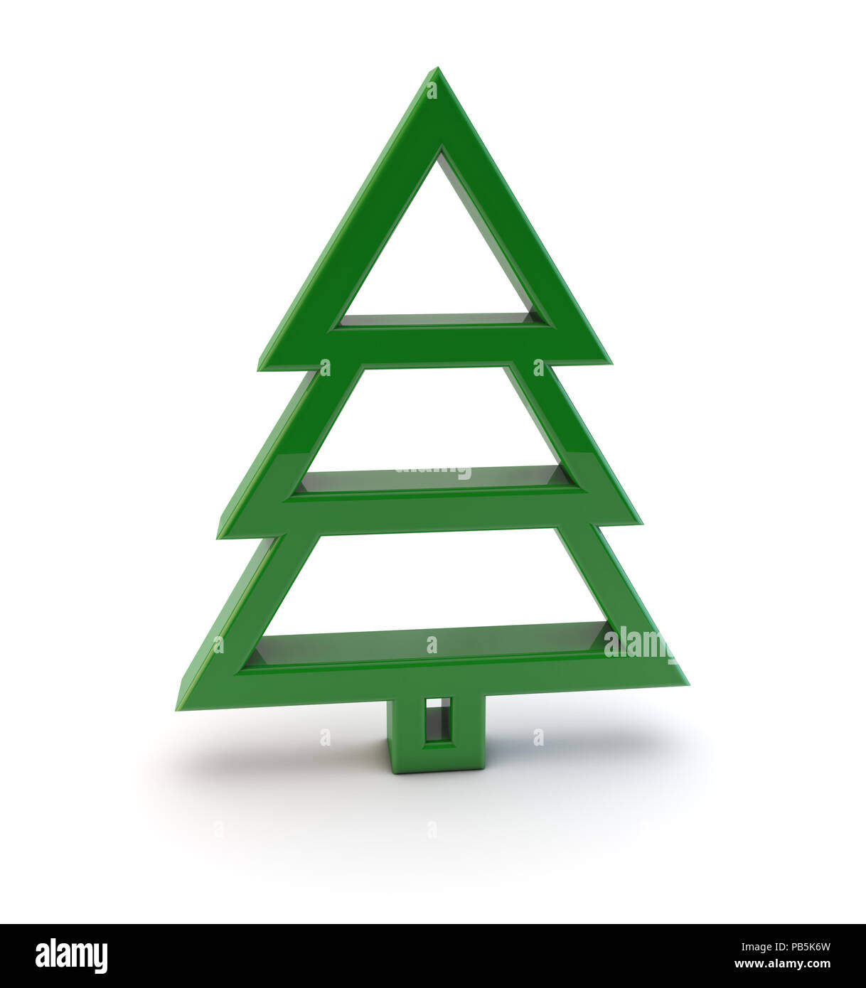 3d christmas tree symbol Stock Photo - Alamy