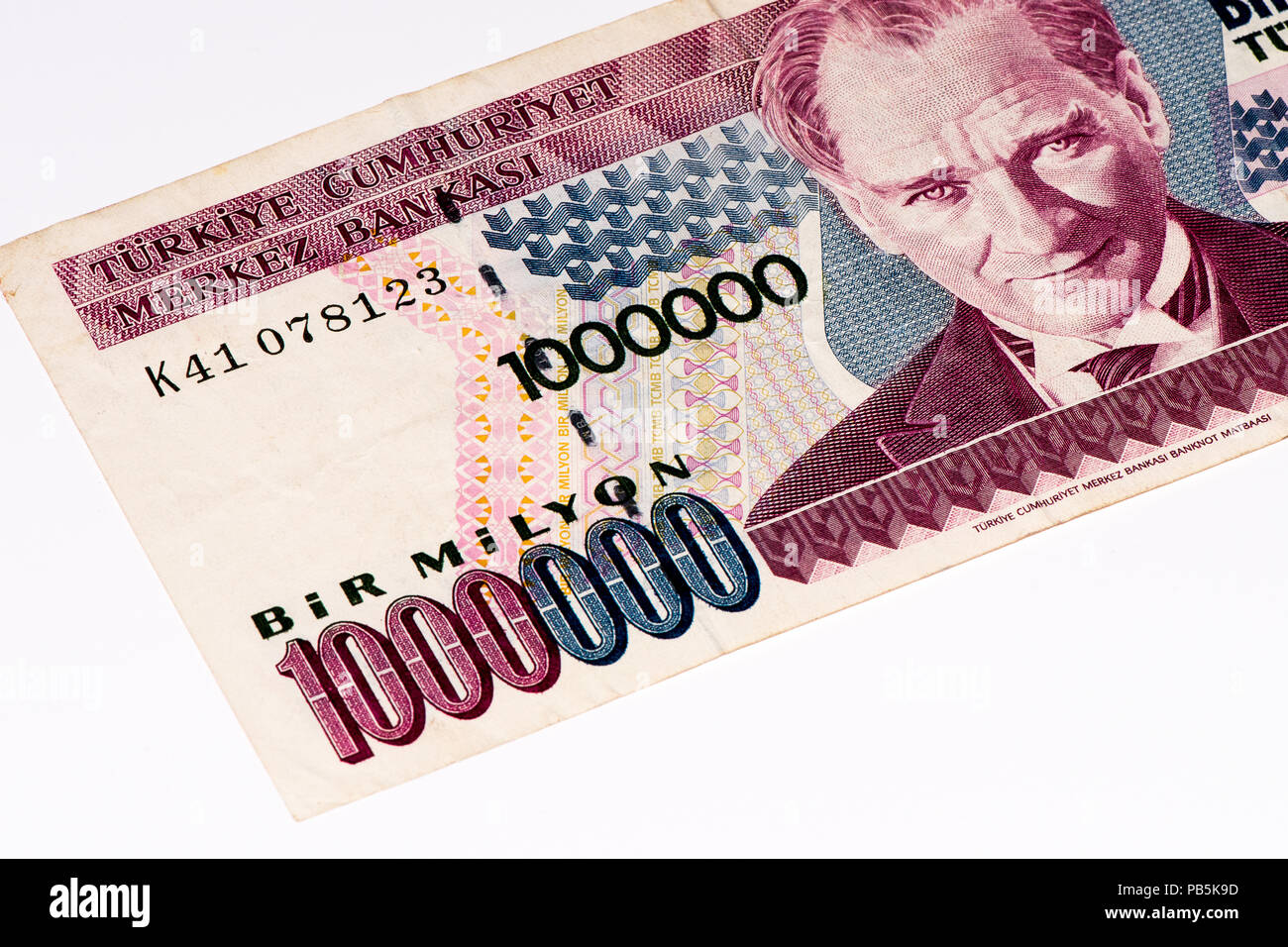 Banknote currency 1000000 turkey hi-res stock photography and images ...
