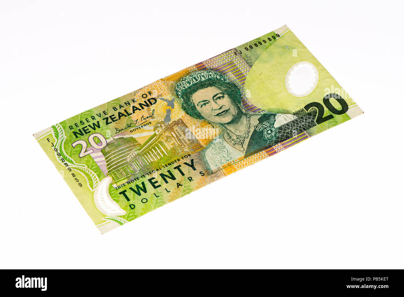 New zealand 20 dollar note hi-res stock photography and images - Alamy