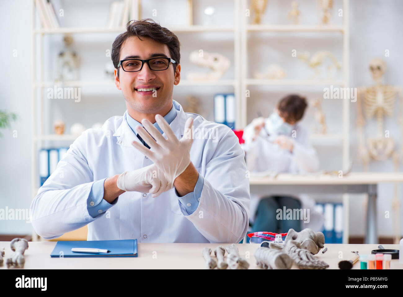 Human remains lab hi-res stock photography and images - Alamy