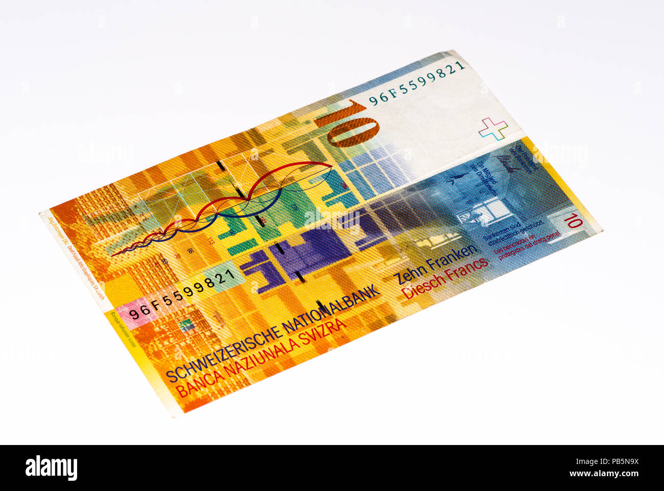 Swiss 10 franc note switzerland hi-res stock photography and images - Alamy