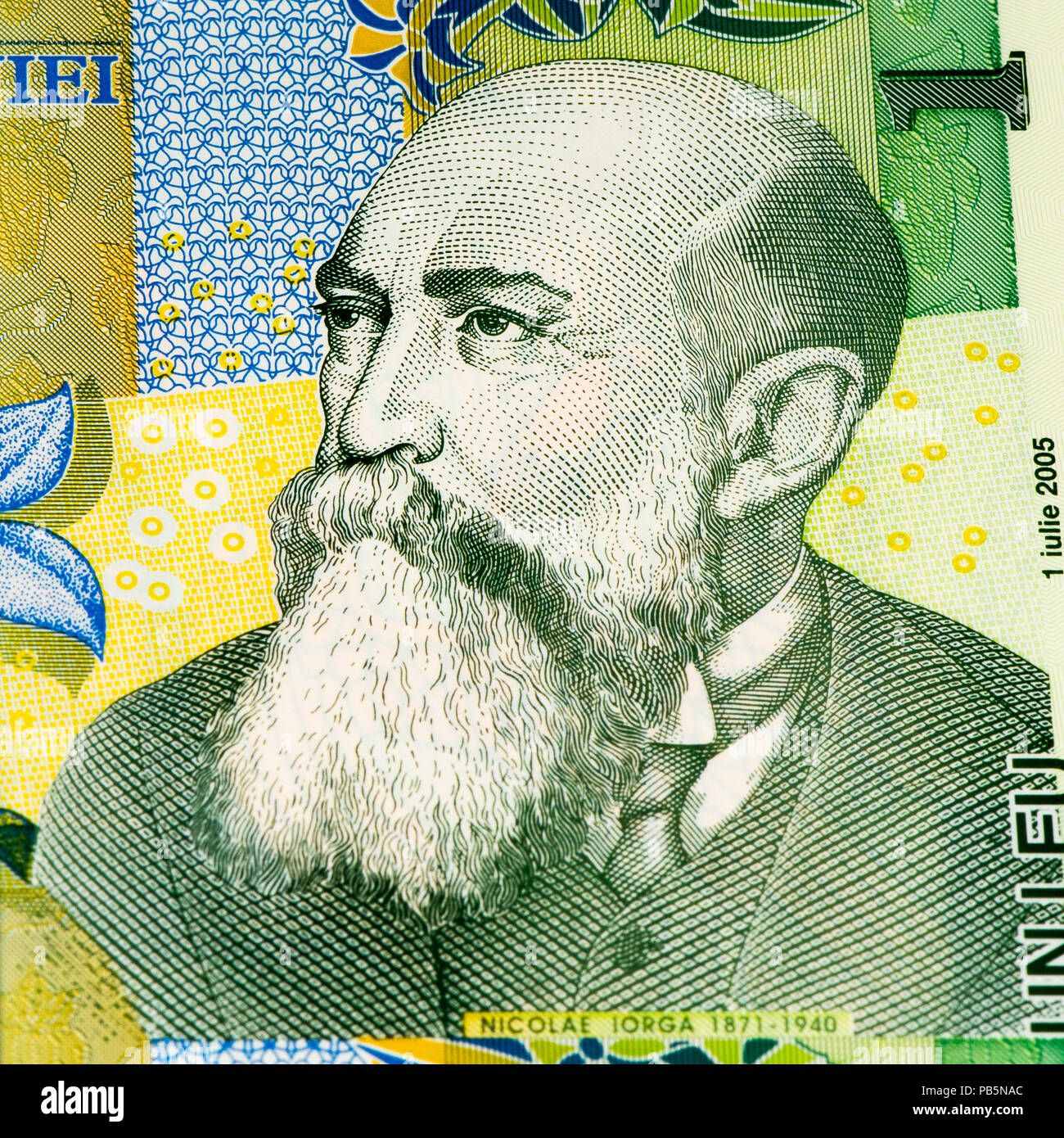 Leu romania romanian bank note hi-res stock photography and images - Alamy