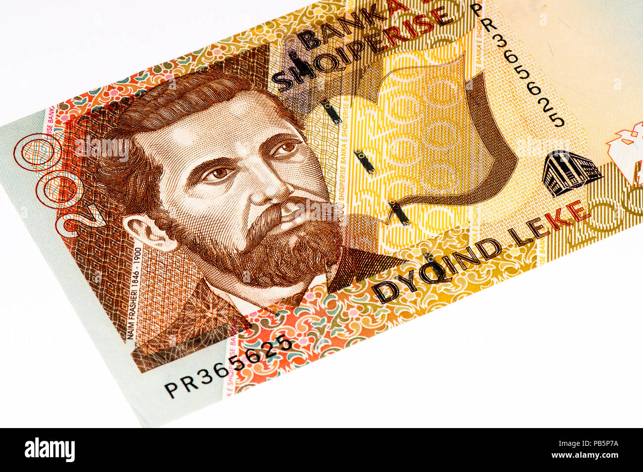 200 Albanian lek bank note. Albanian lek is the national currency of ...