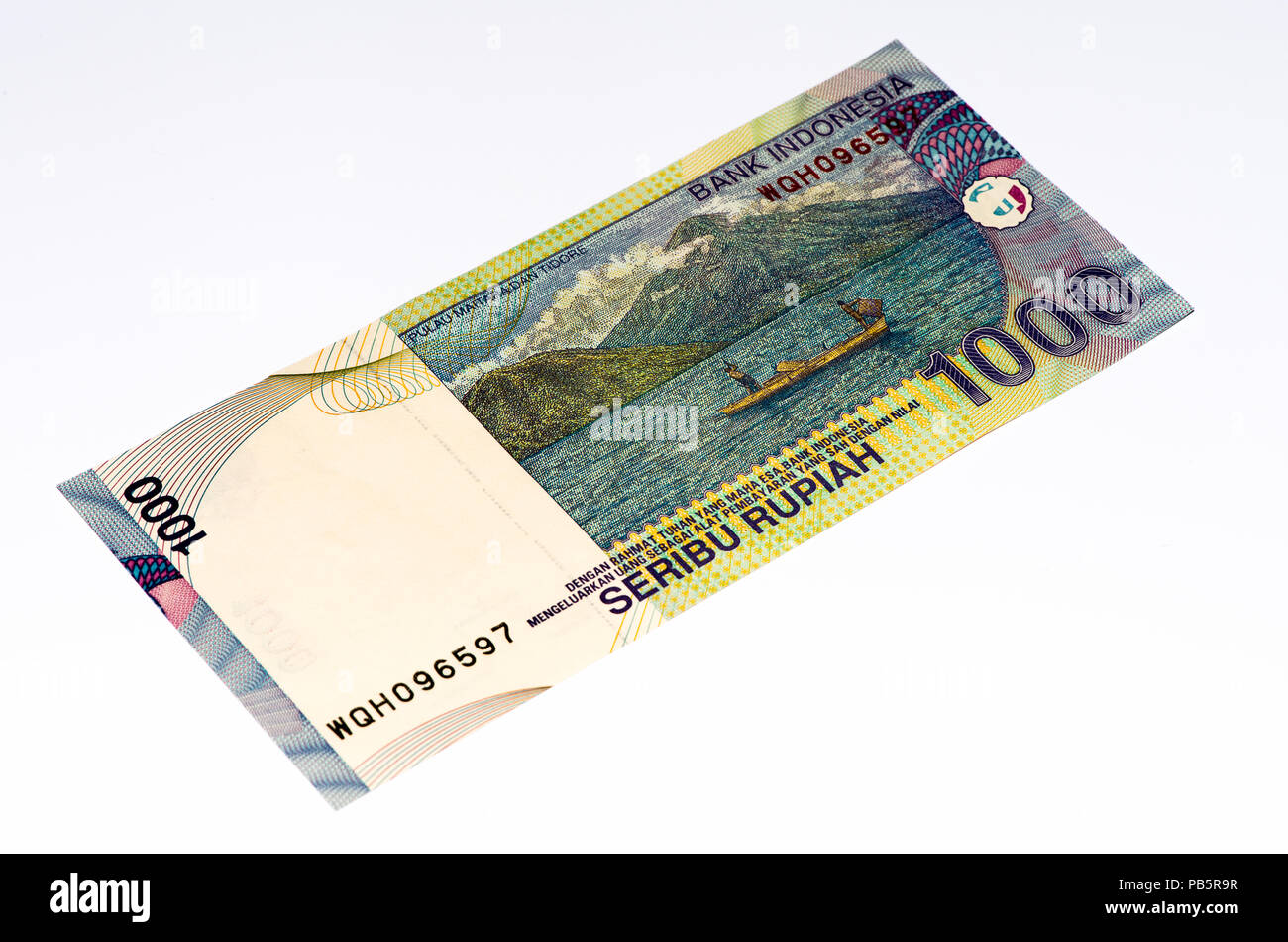 1000 rupiah bank note. Rupiah is the national currency of Indonesia ...